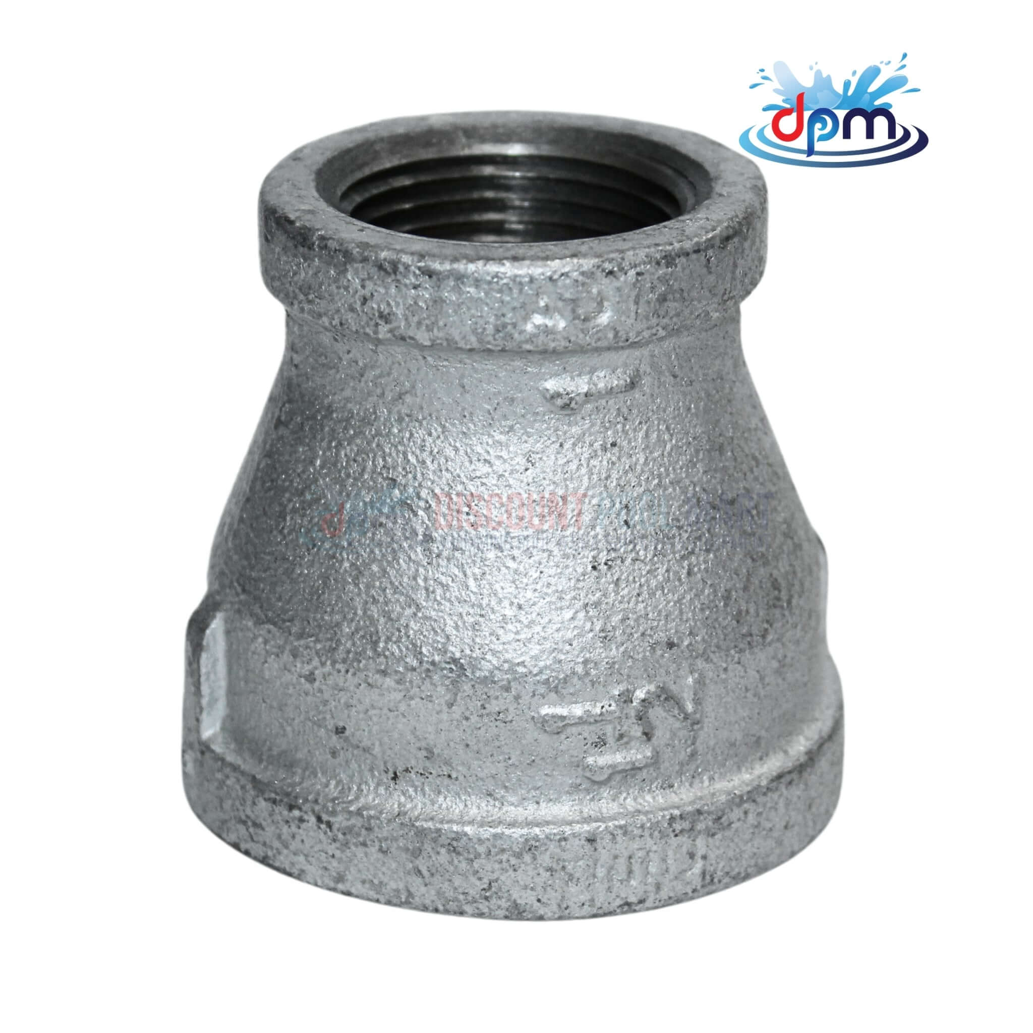 Galvanized Reducer Bushing | Bell Type Reducing Coupling | 1-1/2" x 1"