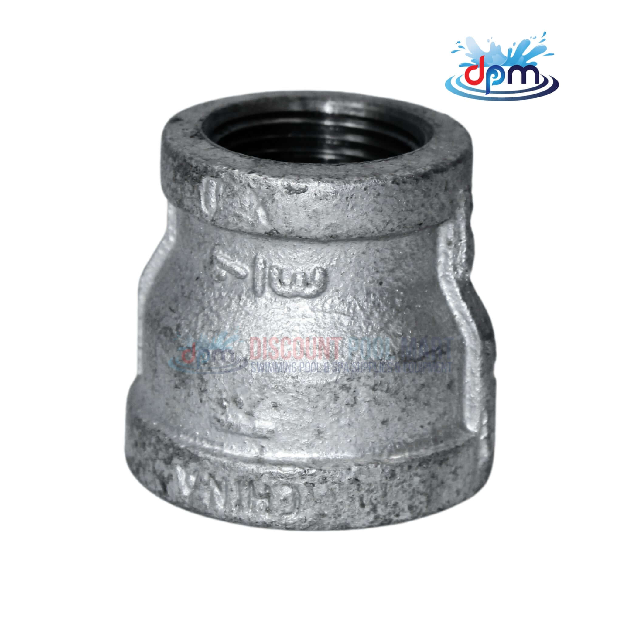 Galvanized Reducer Bushing | Bell Type Reducing Coupling | 1" x 3/4"