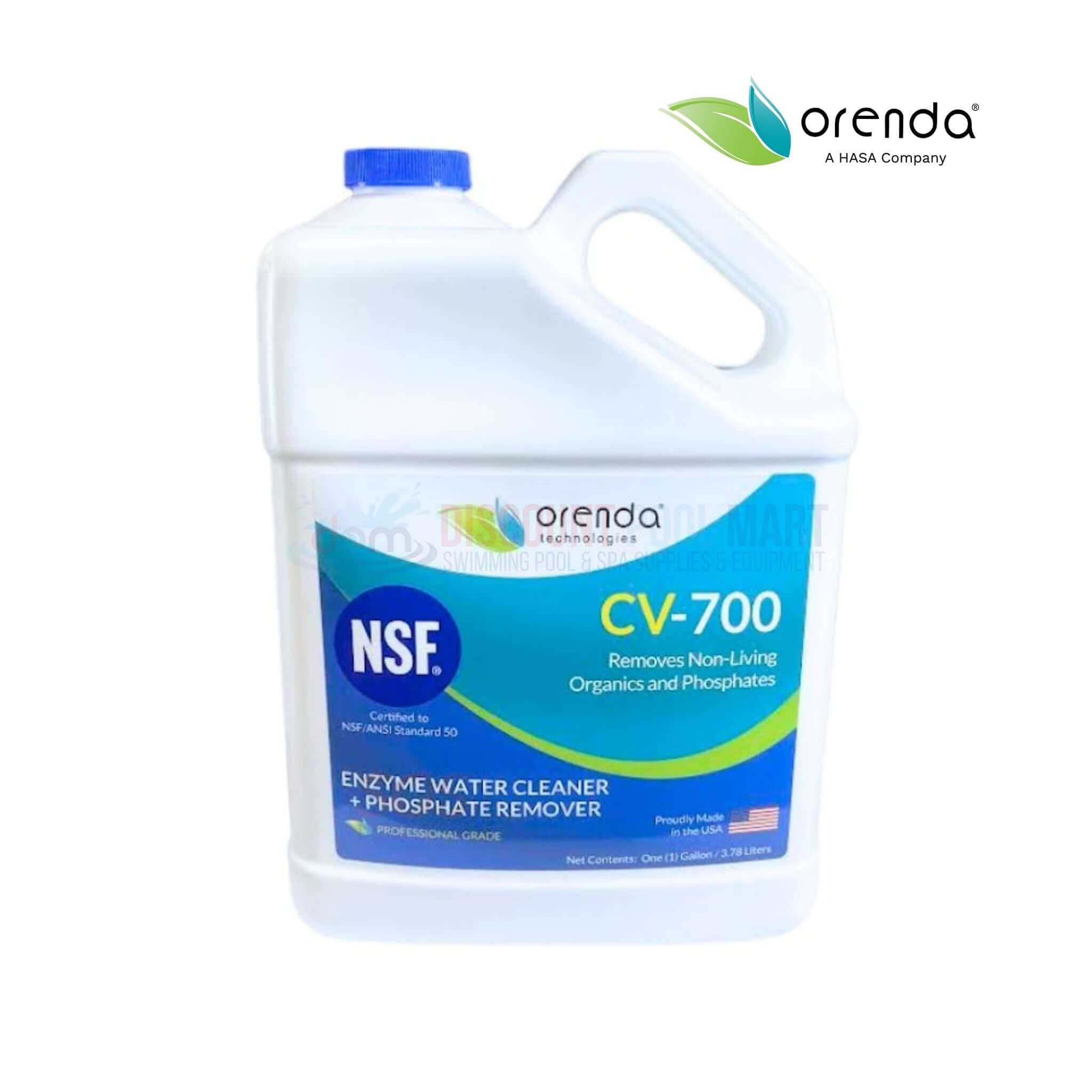 Orenda CV-700 Pool Enzyme Water Cleaner and Phosphate Remover | 1 GAL