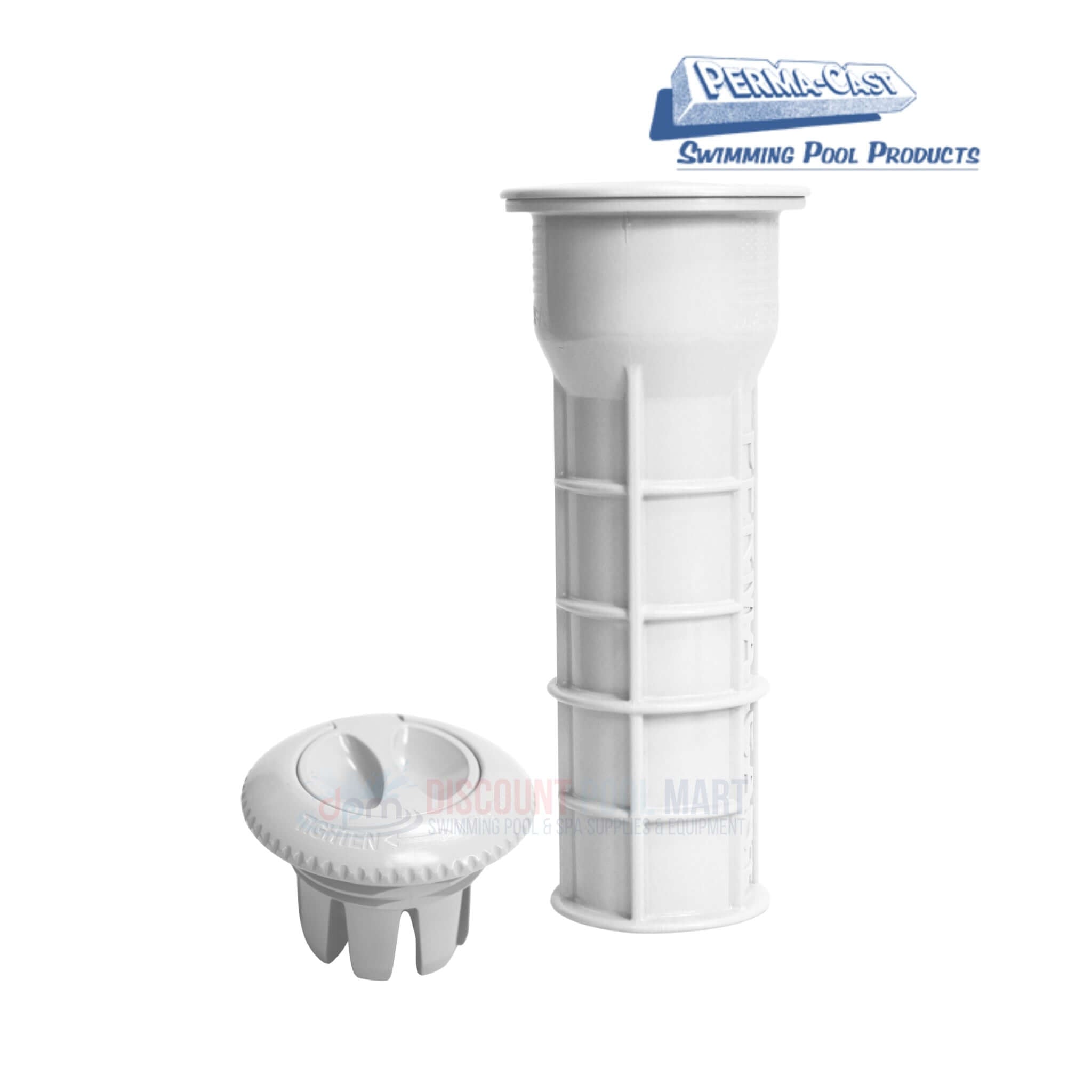 PS-7015-UW | White Umbrella Socket Pool Deck Anchor