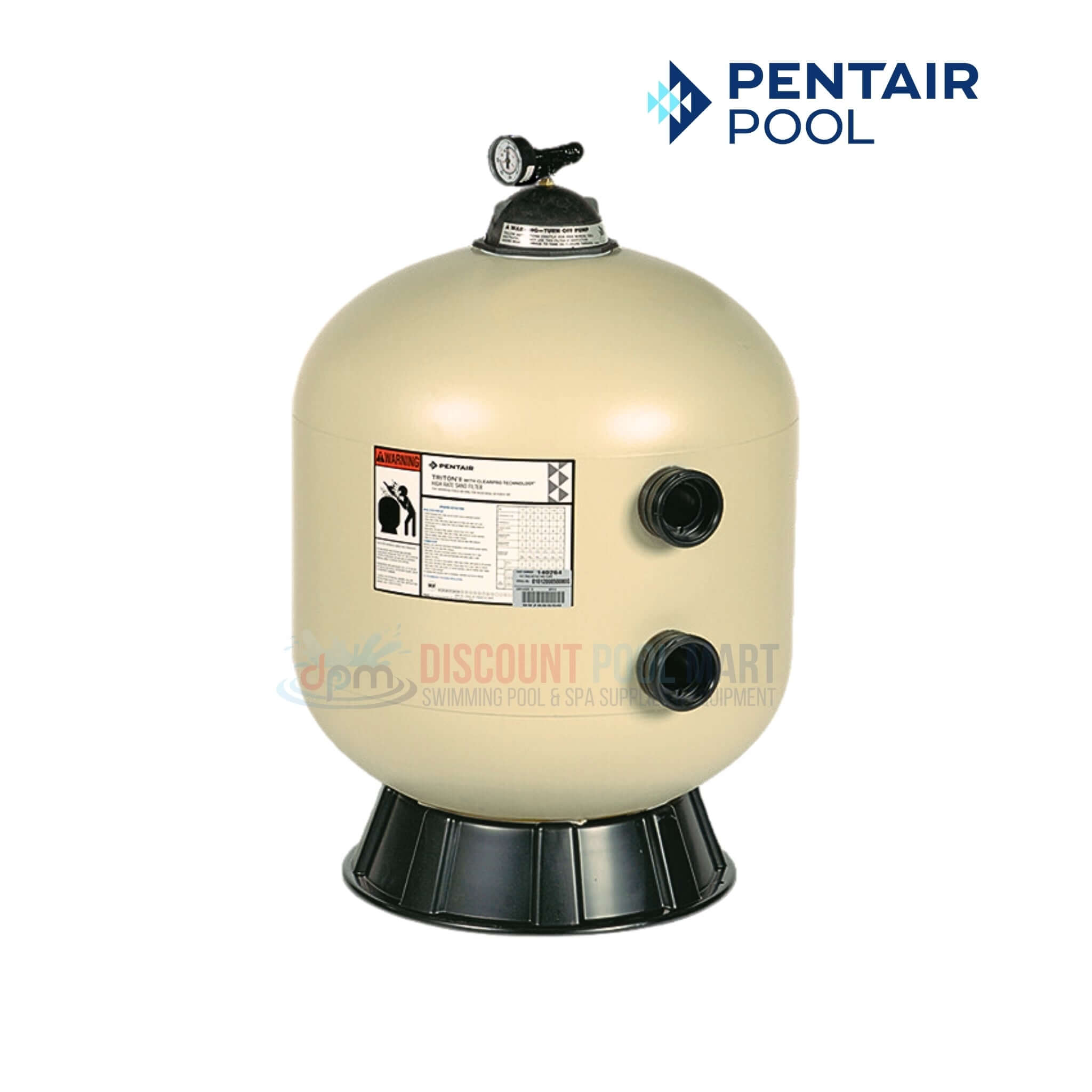 Pentair Triton II Sand Filter Side Mount | 4.91 sq ft | TR100 | 140210