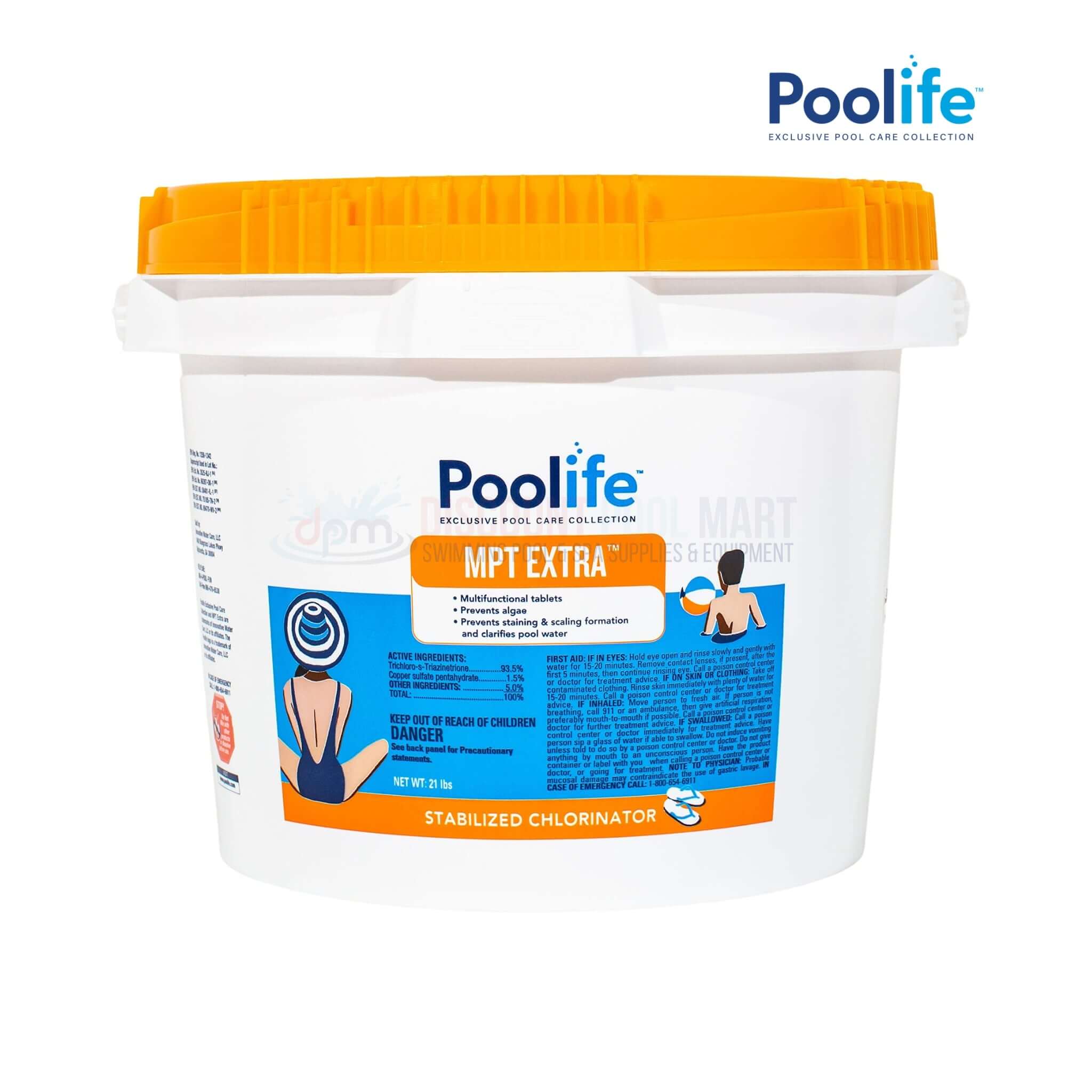 Poolife Mpt Extra Chlorinating Tablets | 21 lbs | 42122
