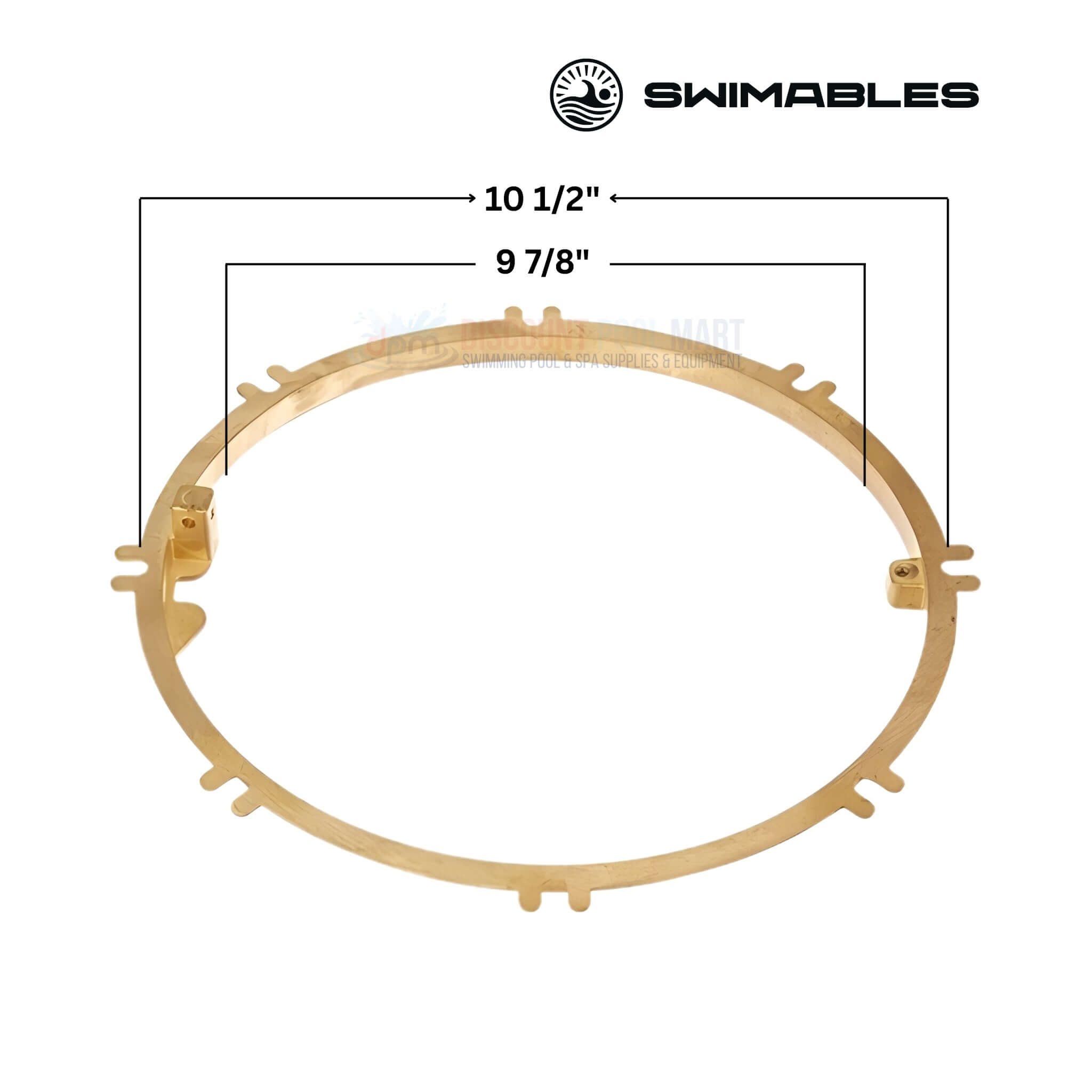 SW-70-116 | Swimables Mounting Brass Ring For Pentair Large Stainless