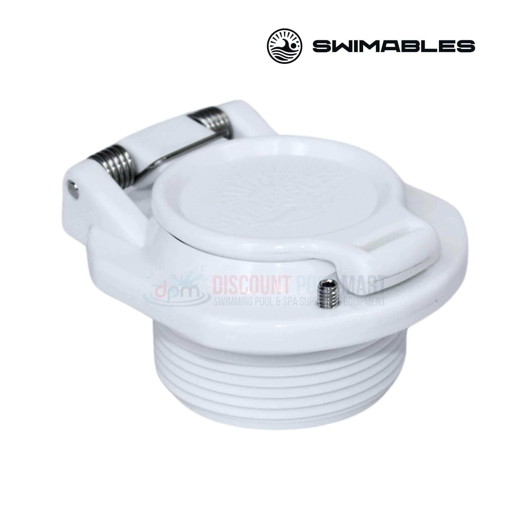 Swimables Vac Lock | 1.5" MPT | White | W400BWHP | SW-30-400