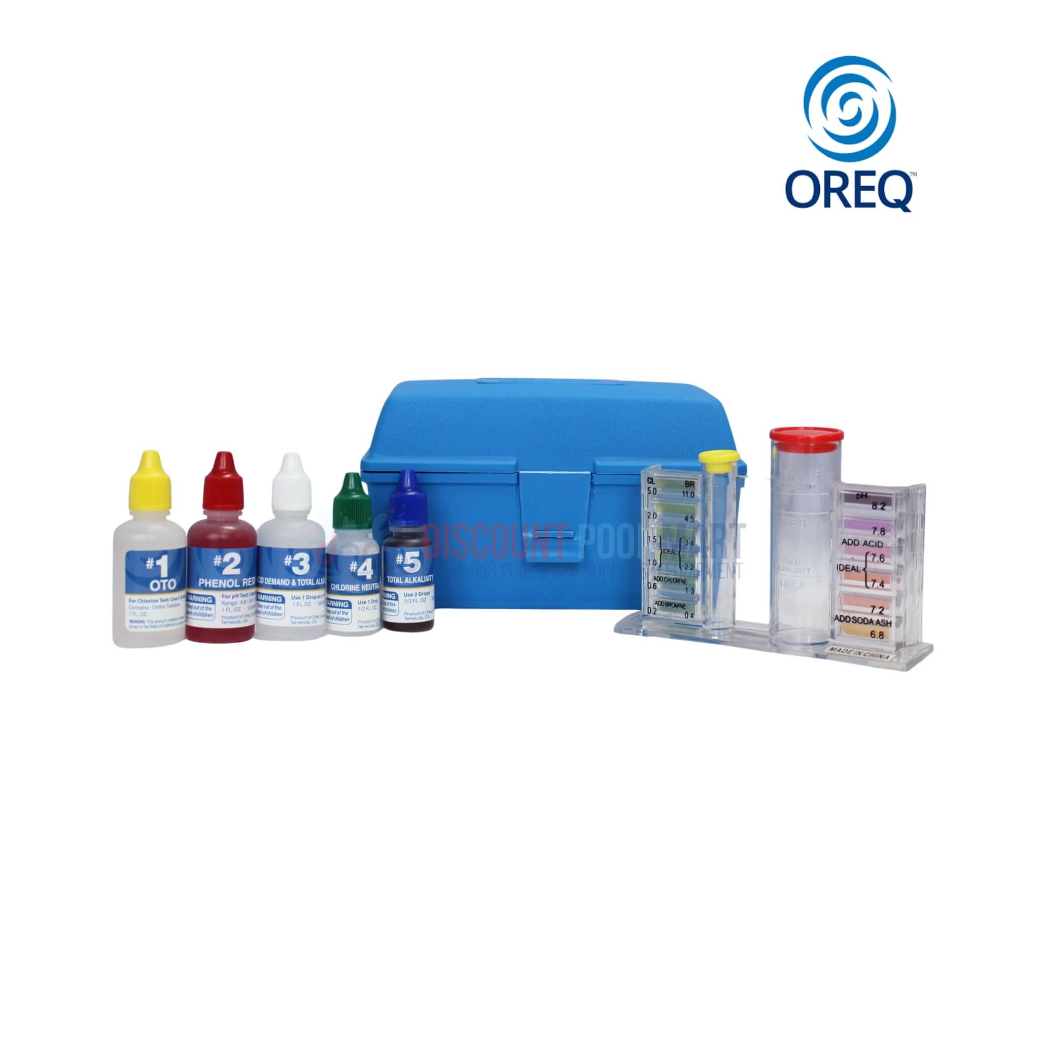TK400 | Oreq 4-Way Pool Water Test Kit