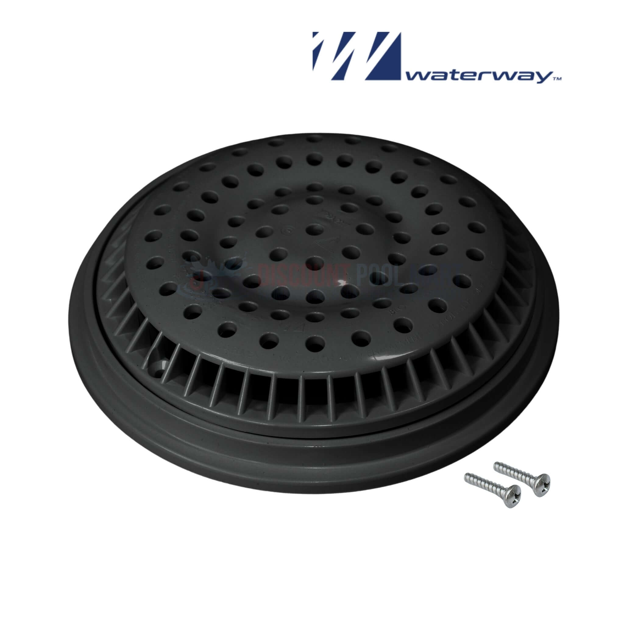640-2311BV | Waterway Main Drain Anti Vortex Cover and Frame | Black